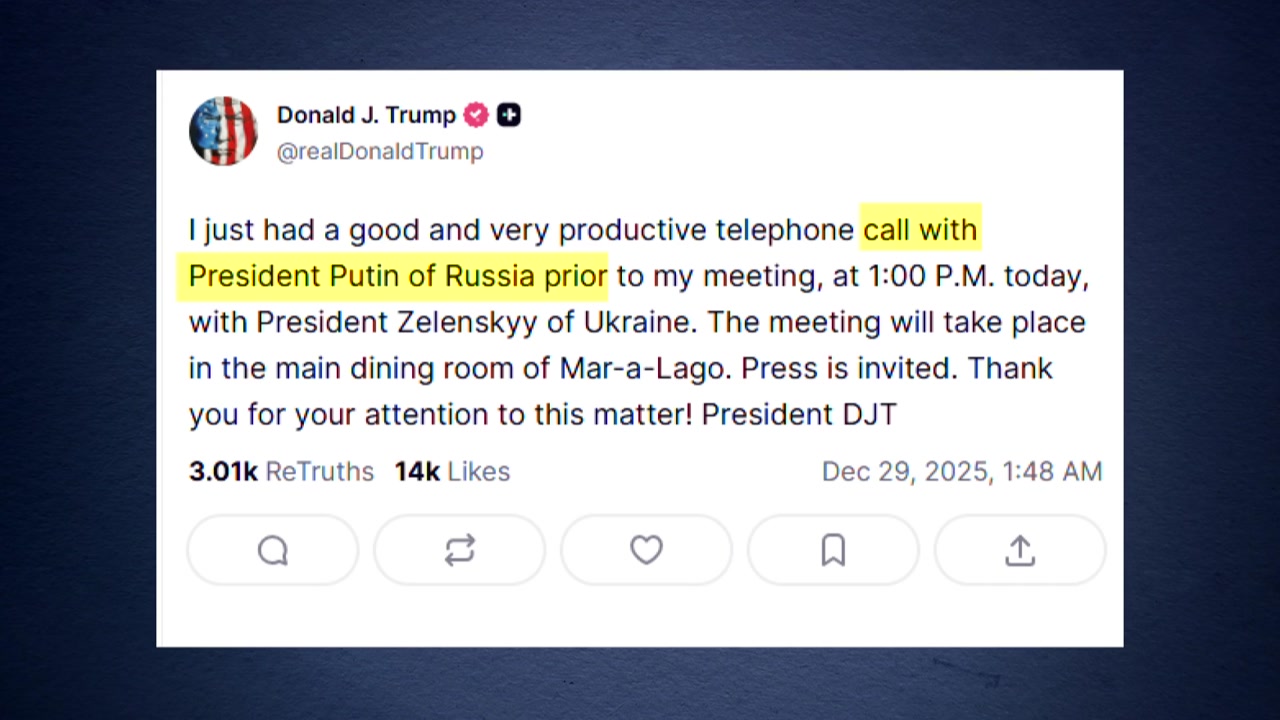 트럼프, 젤렌스키와 회동 앞두고 "푸틴과 생산적 통화" / YTN