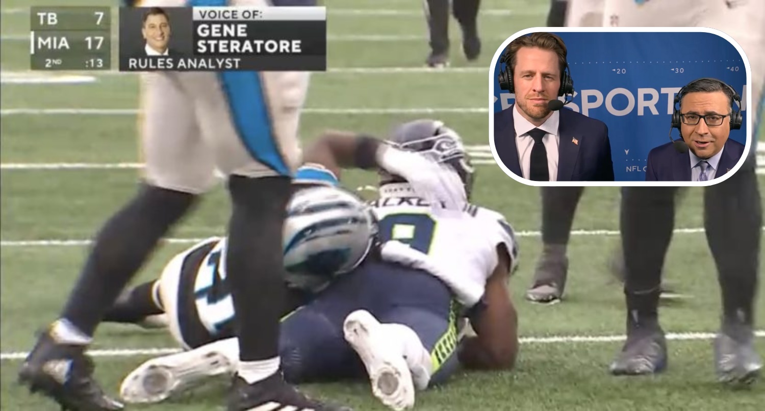 NFL announcers mock rules analyst