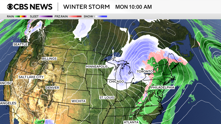Tracking winter bomb cyclone snarling flights. Maps show the latest ...