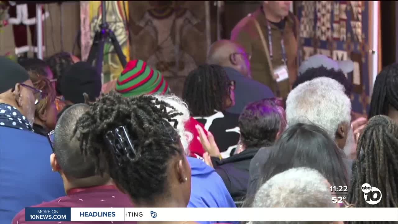 Community gathers to celebrate Kwanzaa at WorldBeat Cultural Center