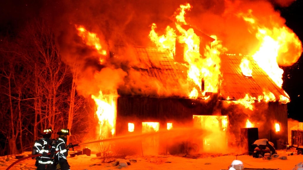 Ducks, chickens escape raging Massachusetts barn fire