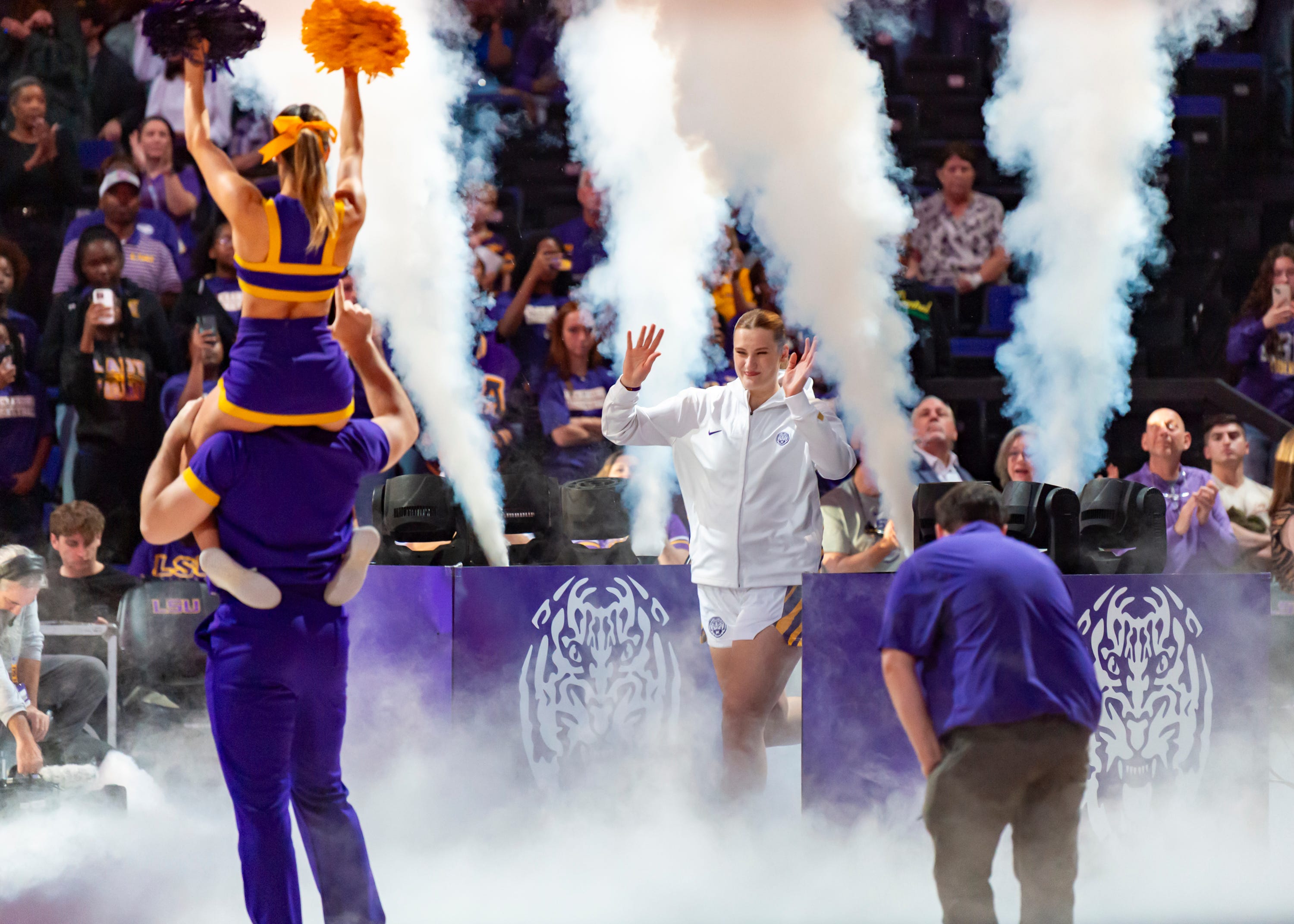 What channel is LSU women's basketball vs Oklahoma on today?