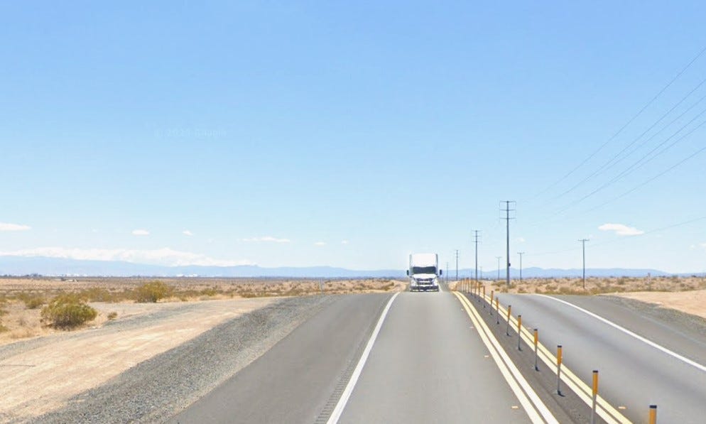 Deadly crash forces closure of Highway 395 near Adelanto