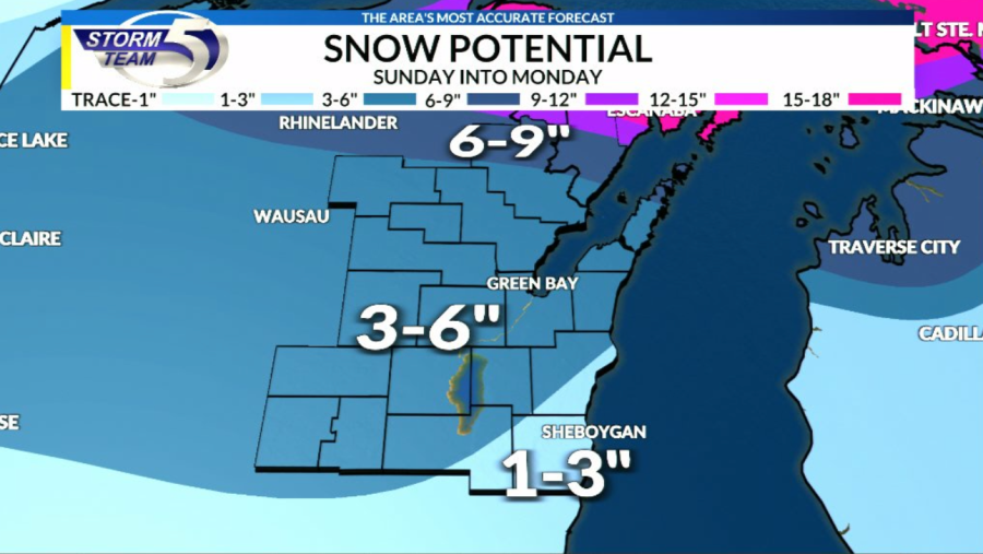 Winter weather holds through the night in northeast Wisconsin