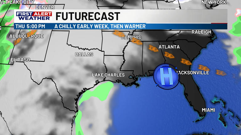 First alert forecast: Cold and windy Monday, frost and freeze potential ...
