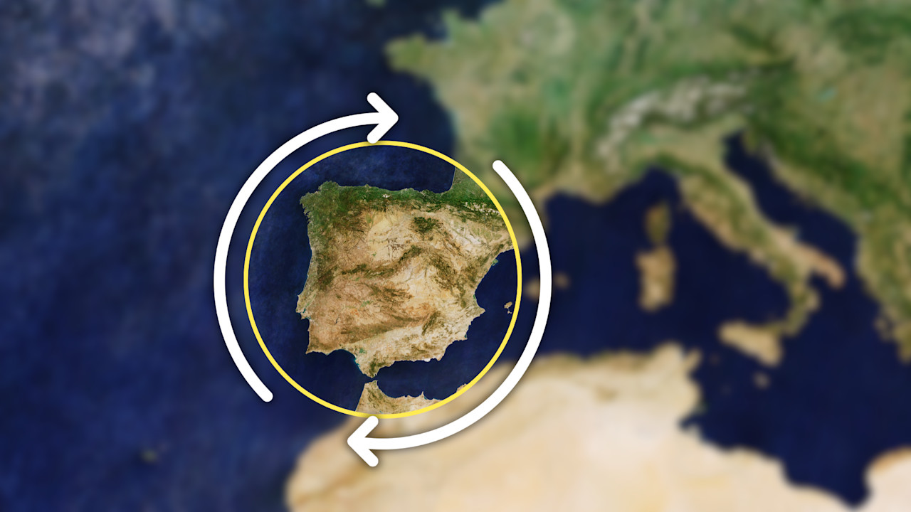 The Iberian Peninsula is slowly rotating clockwise, experts say