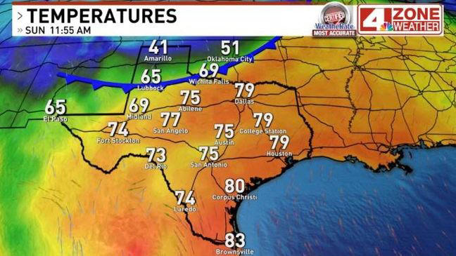 Arctic front to bring big temperature drop and strong winds to San ...