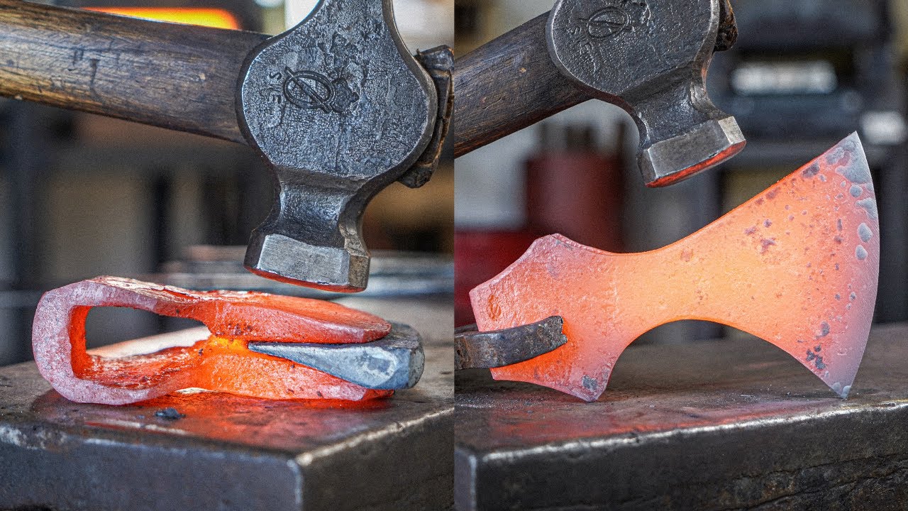 I made a traditional folded axe! 🚀