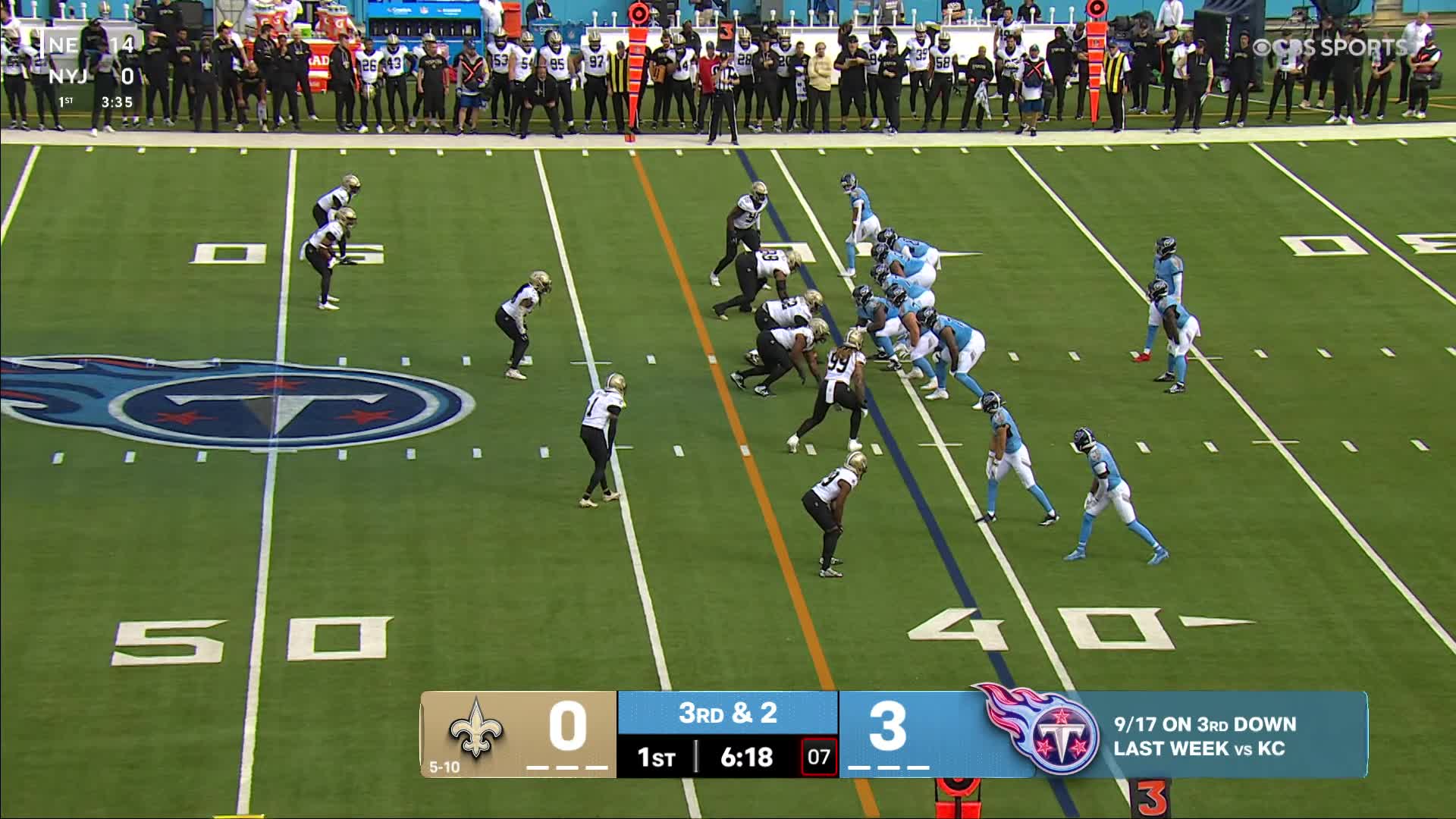 Can't-miss play: Cam Ward dials launch codes to Chimere Dike for 38 ...