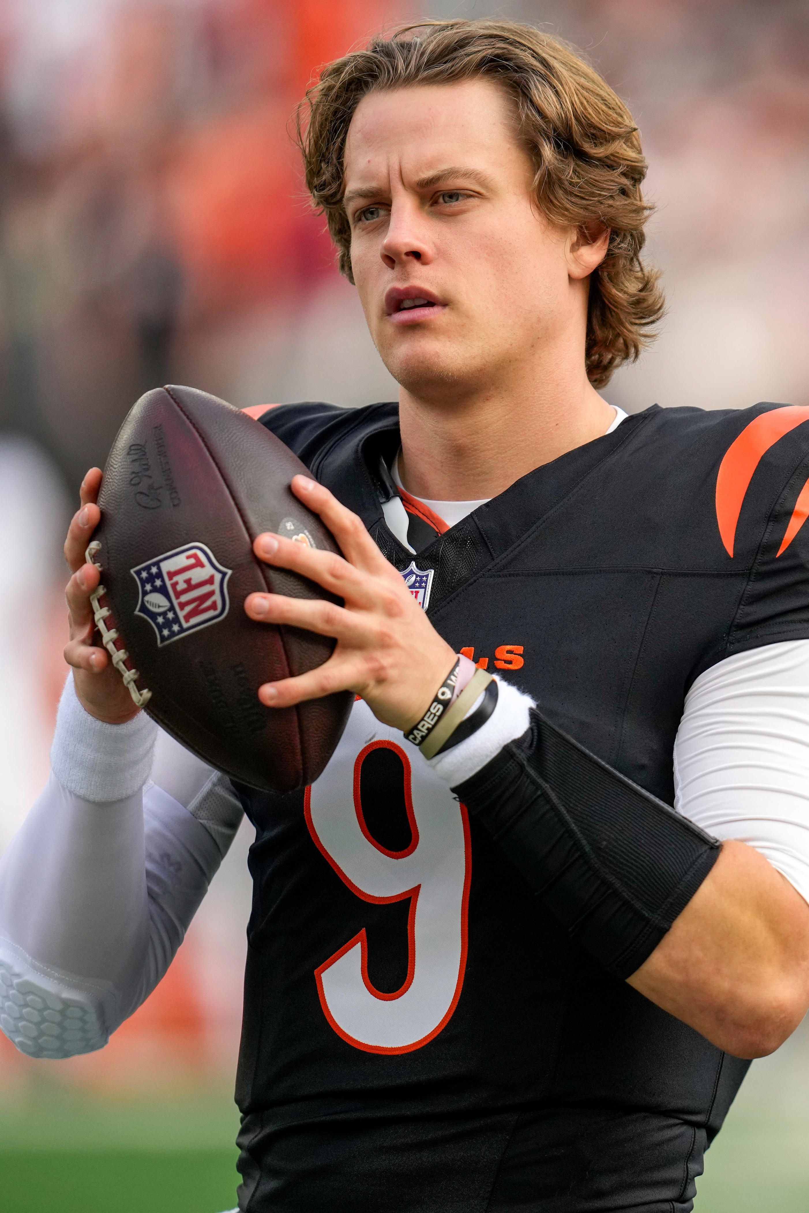 Joe Burrow wears Prada, YSL to Golden Globes after-party