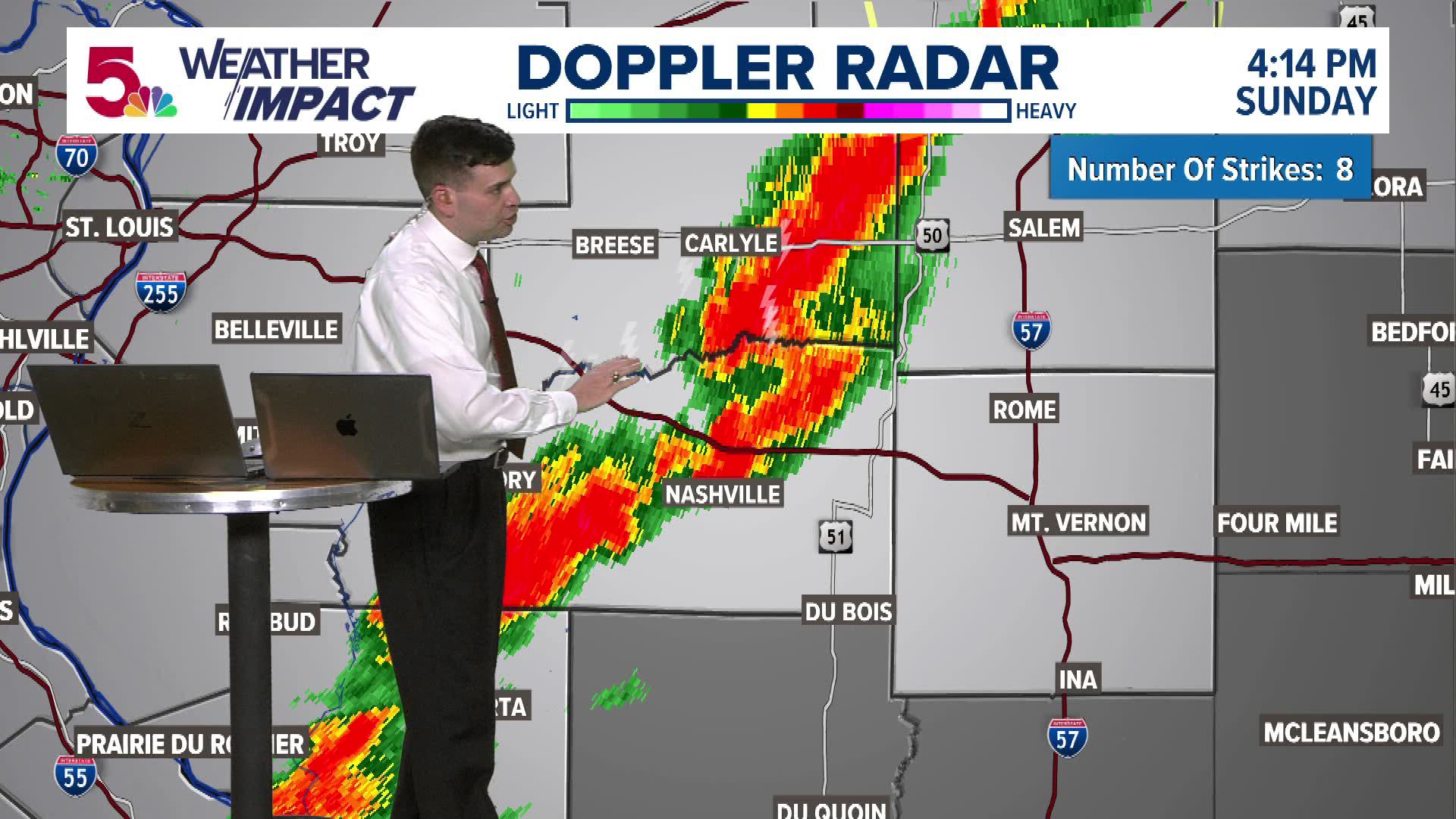 Weather impact alert until Monday morning