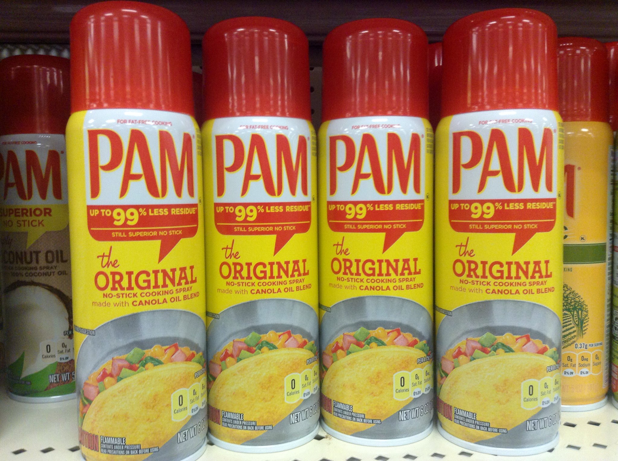 5 cooking sprays discontinued due to being toxic