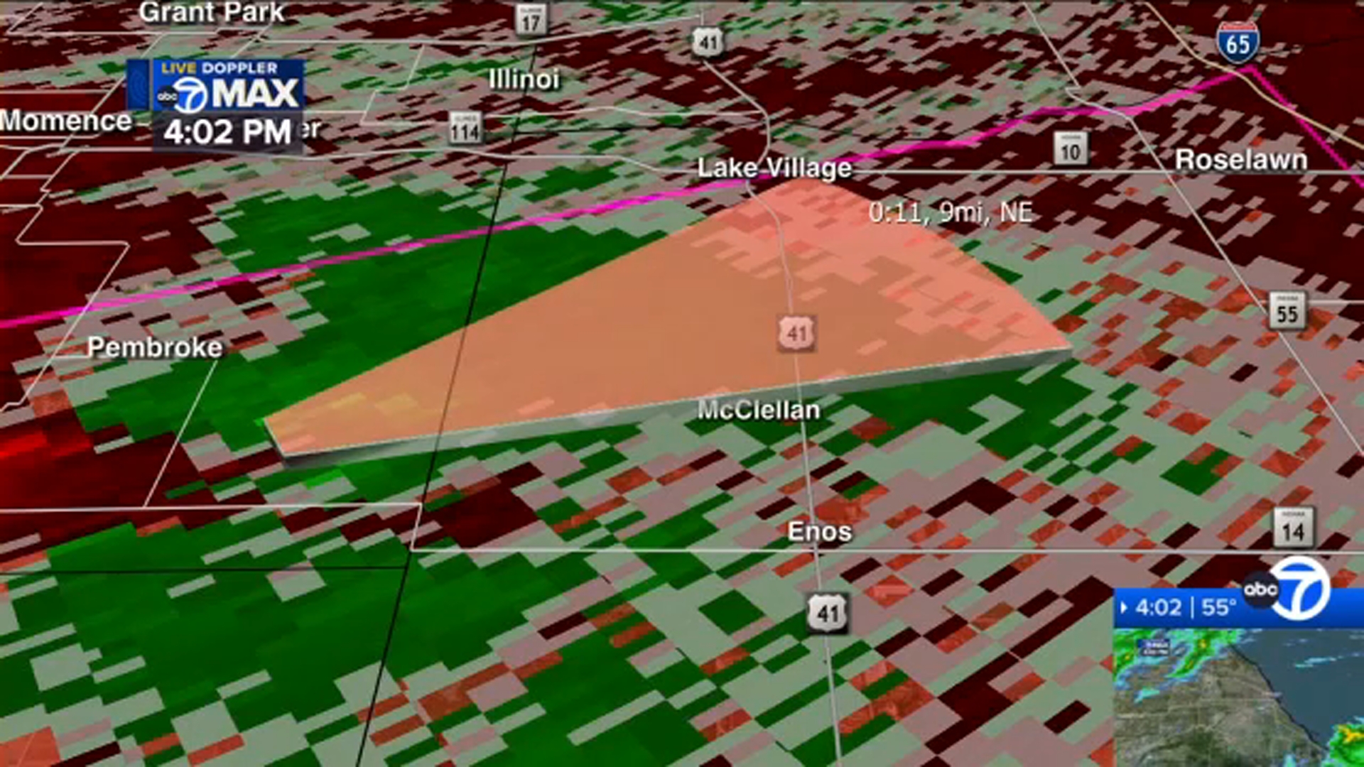 AccuWeather alert: Confirmed tornado moves through southern part of ...