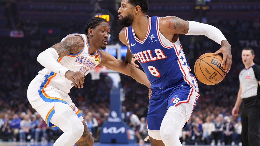Philadelphia 76ers fall to Oklahoma City Thunder for 3rd straight loss