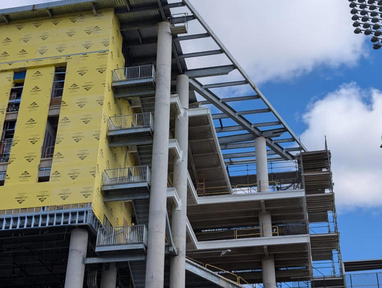 Photos: UCF Roth Tower demolition, stadium construction progress