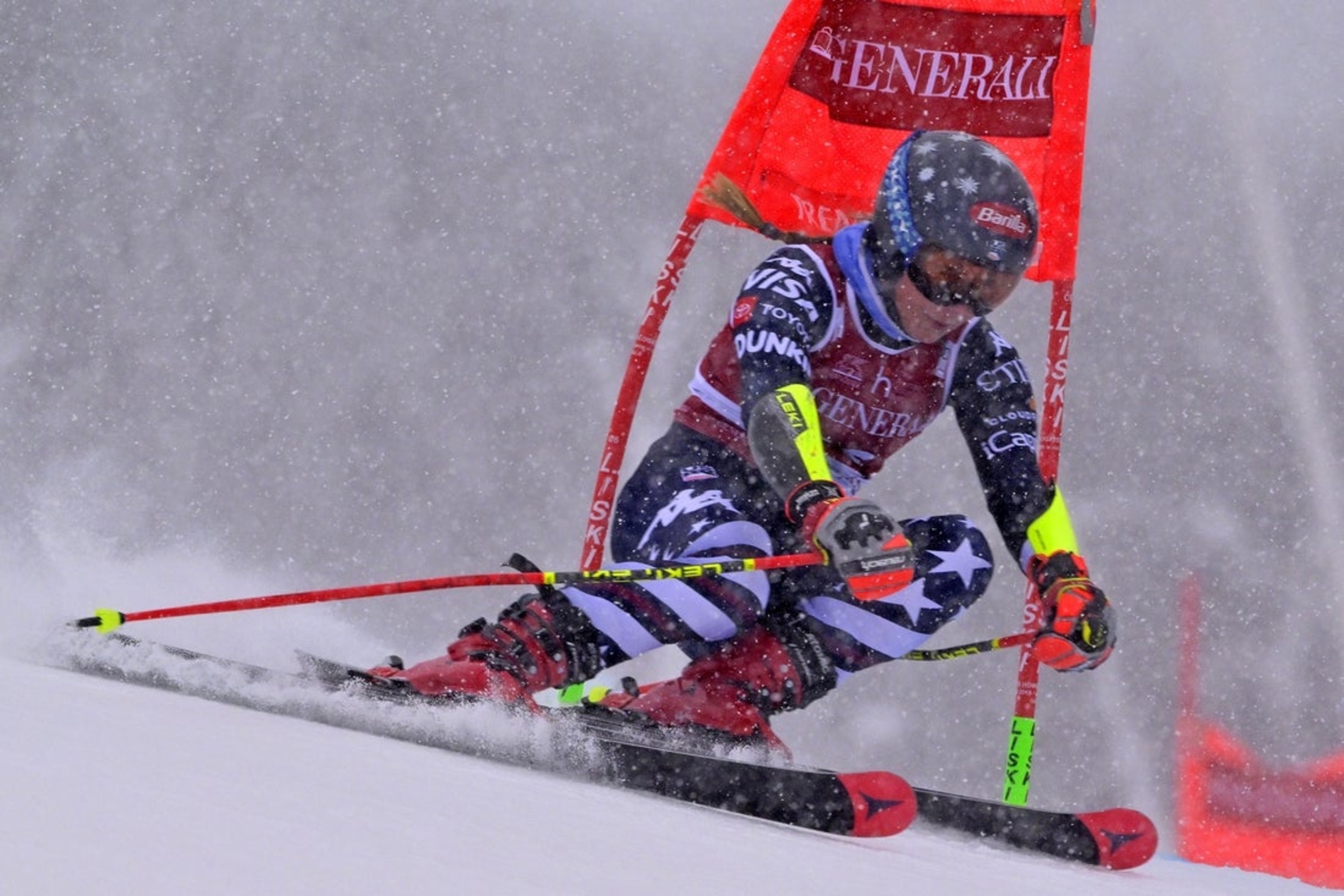 Mikaela Shiffrin wins sixth consecutive World Cup slalom race