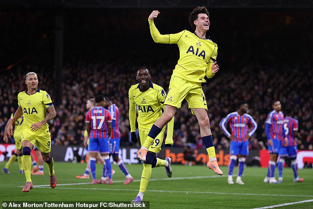 Crystal Palace 0-1 Tottenham: Spurs lift the pressure on Thomas Frank ...