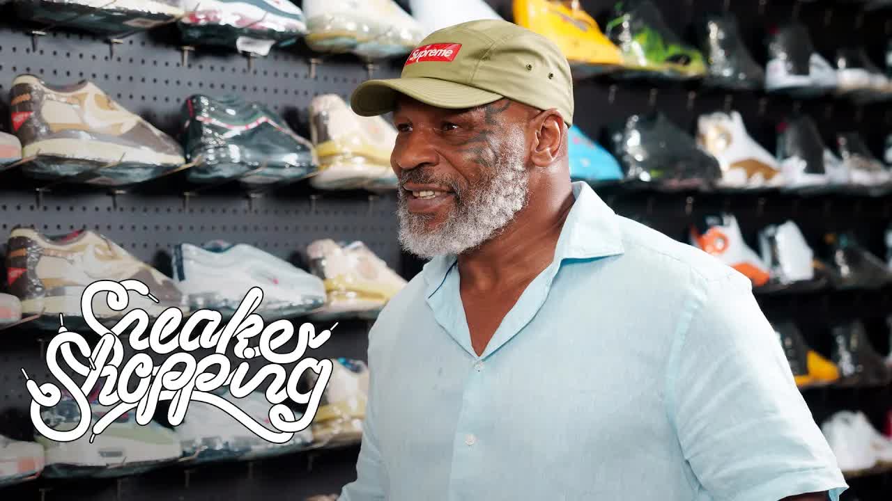 Mike Tyson goes sneaker shopping with Complex