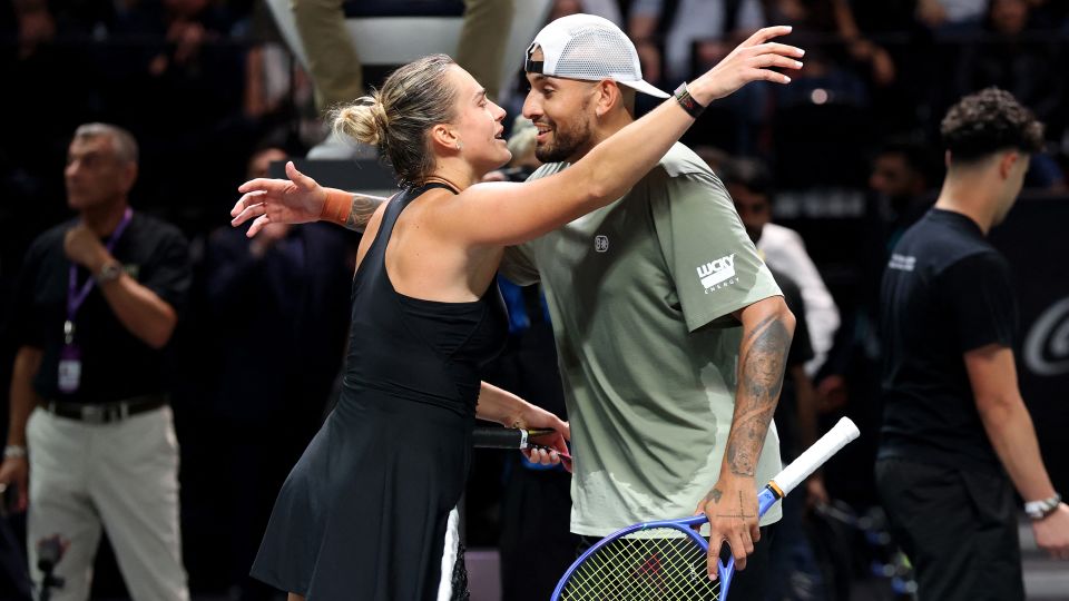 Kyrgios beats Sabalenka in 'Battle of the Sexes' showdown