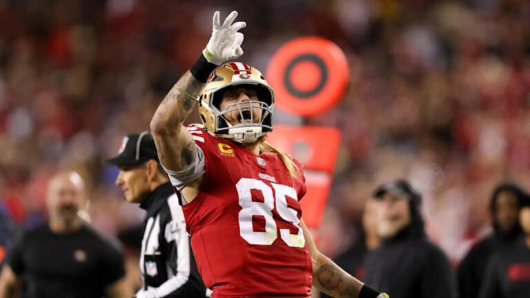 49ers reveal George Kittle’s status for Sunday against the Bears