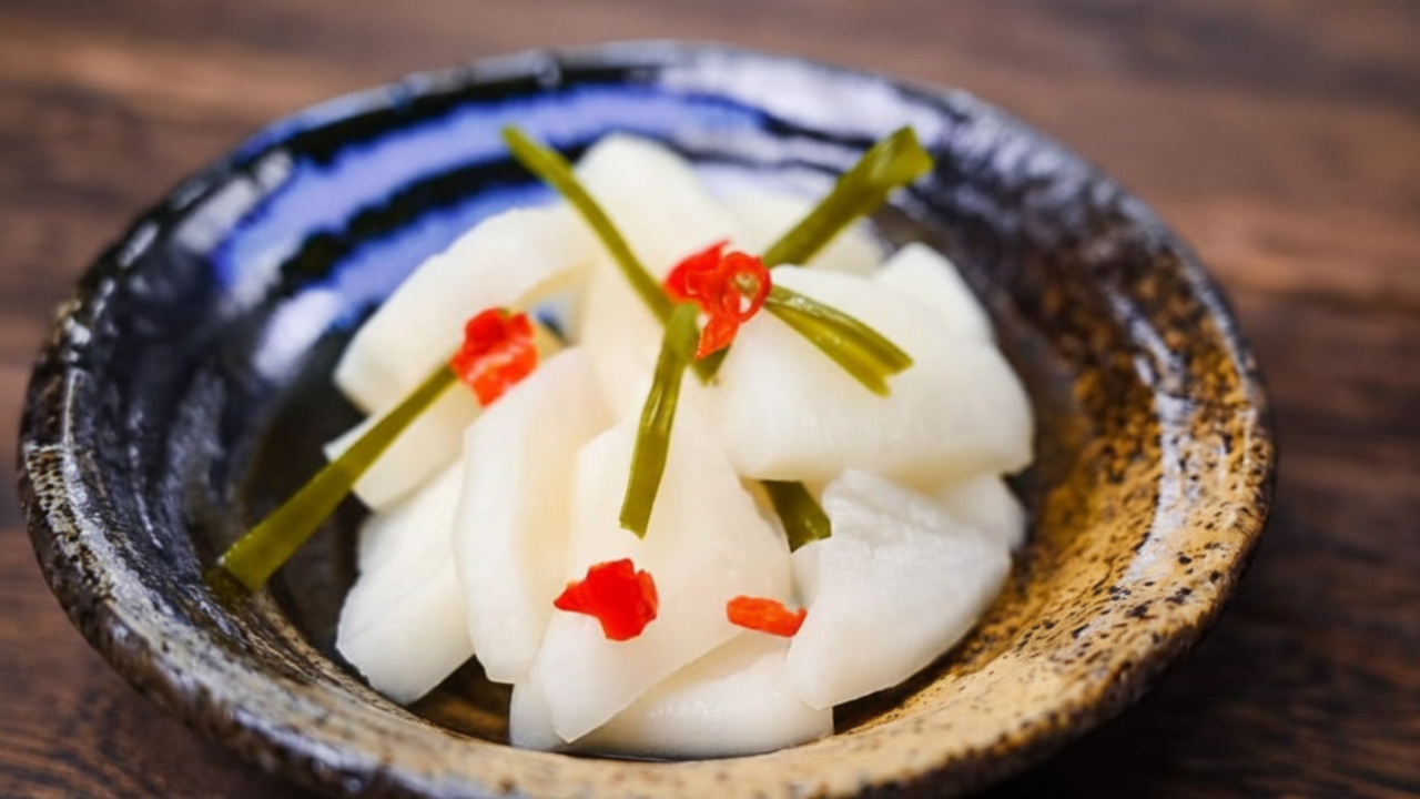 What makes this pickled daikon so balanced?