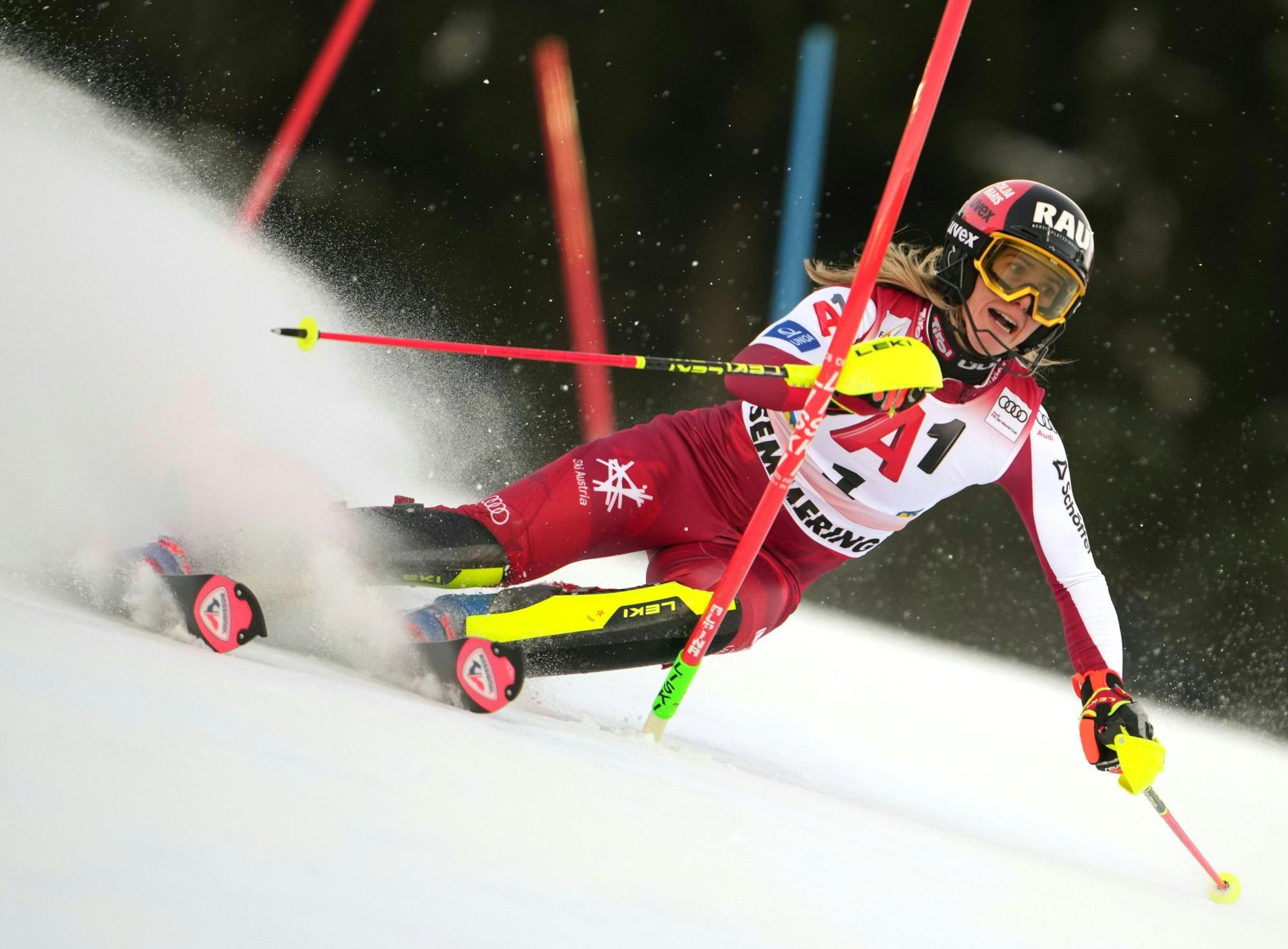 Weltcup-Slalom am Semmering: Liensberger nach 1. Lauf Dritte