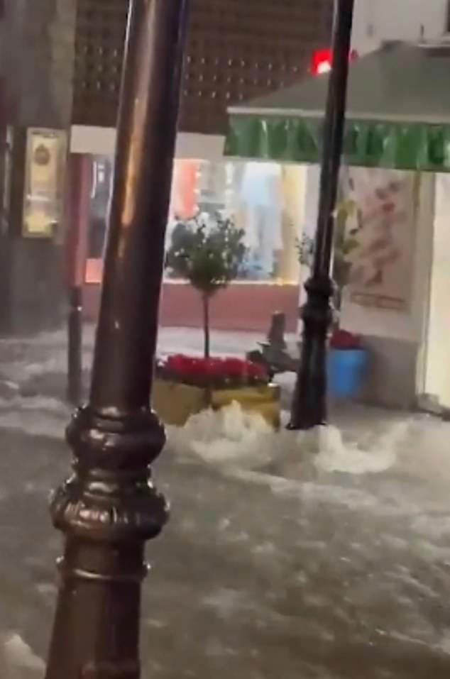 Roads turn into rivers on the Costa del Sol: Flood-hit Spain issues ...