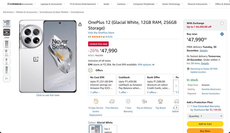 OnePlus 12 gets a sweet deal ahead of New Year, available for under ...