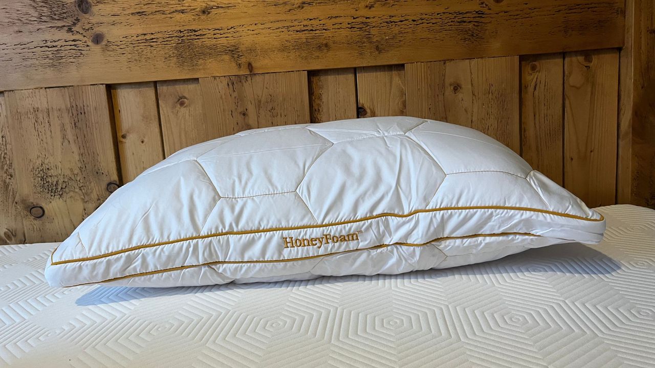 I just tested out a pillow packed with unusual 'HoneyFoam' clusters