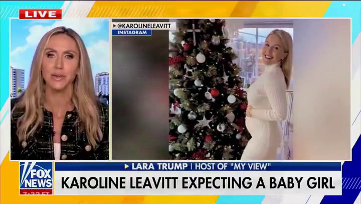 Lara Trump says Leavitt could be back on job days after giving birth