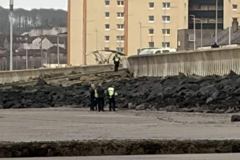 Body found on Scots beach as police cordon off esplanade and launch probe