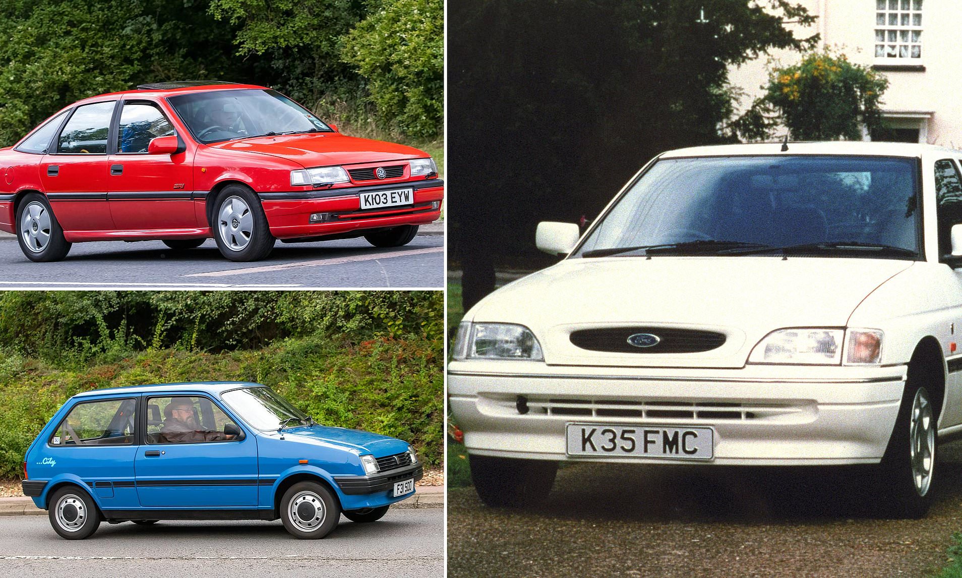 Only a handful of classic 1990s cars are still on Britain's roads