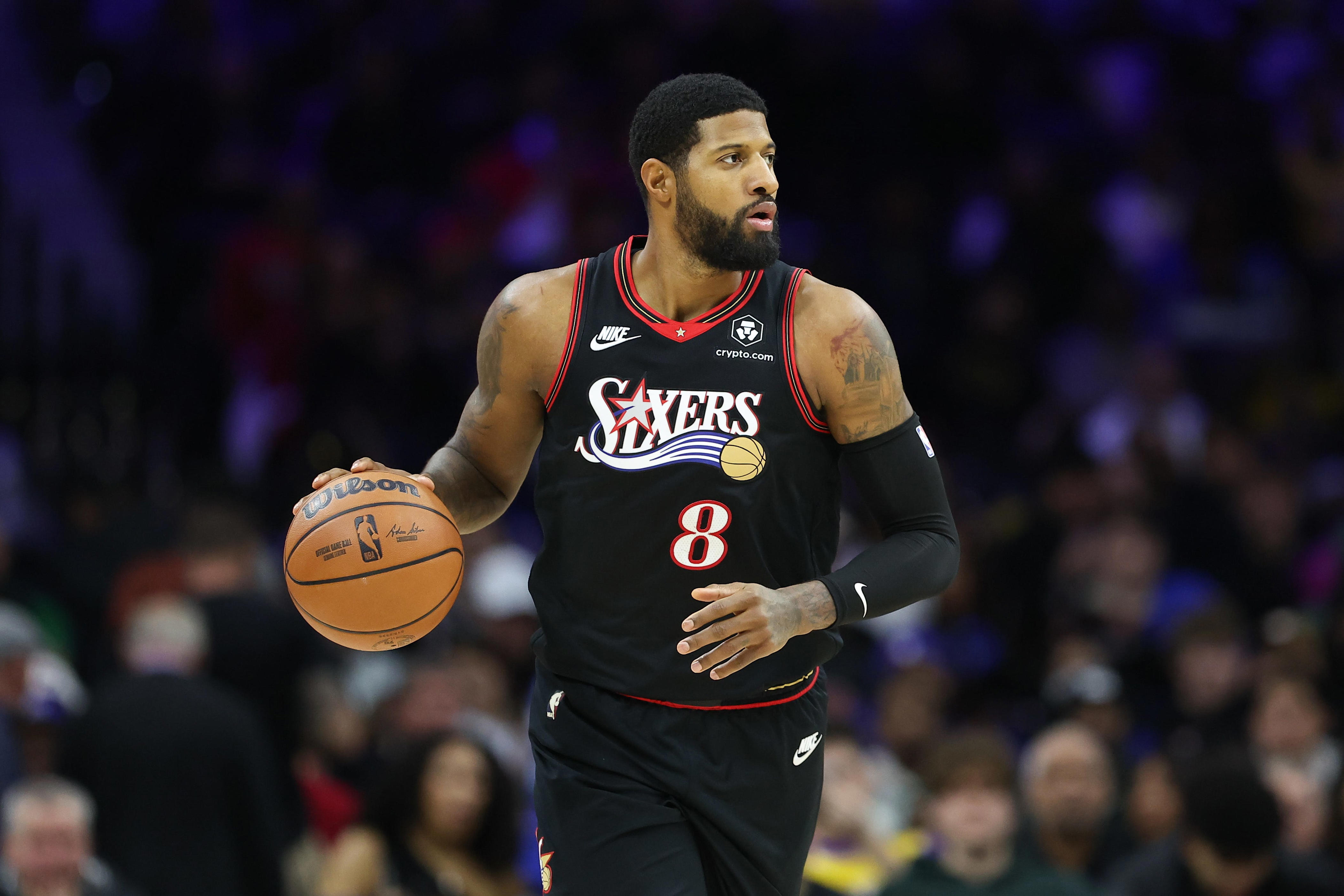 76ers' Paul George gives love to former Thunder team before OKC return