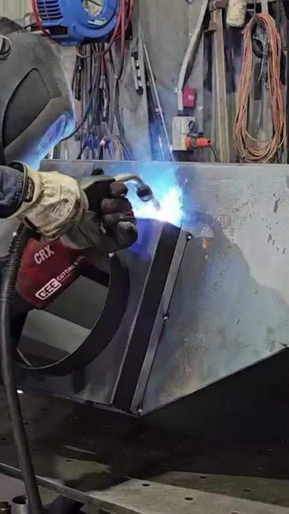 Completing a custom fume extraction system