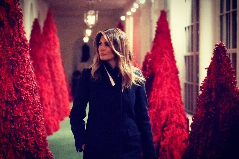 Melania Trump fired back at people who slammed her 'creepy' Christmas ...