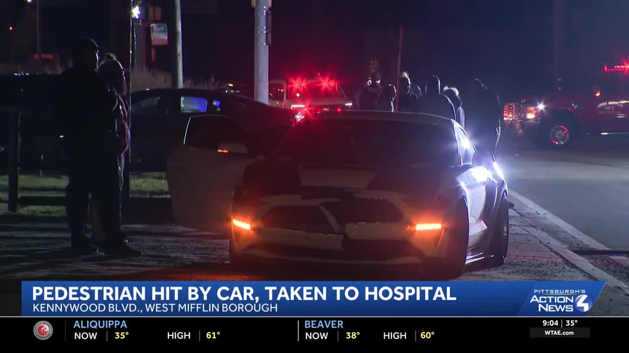 Pedestrian hit by vehicle in West Mifflin