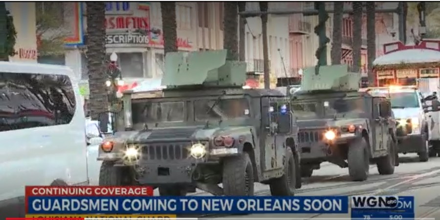 National Guard deploying to New Orleans nears