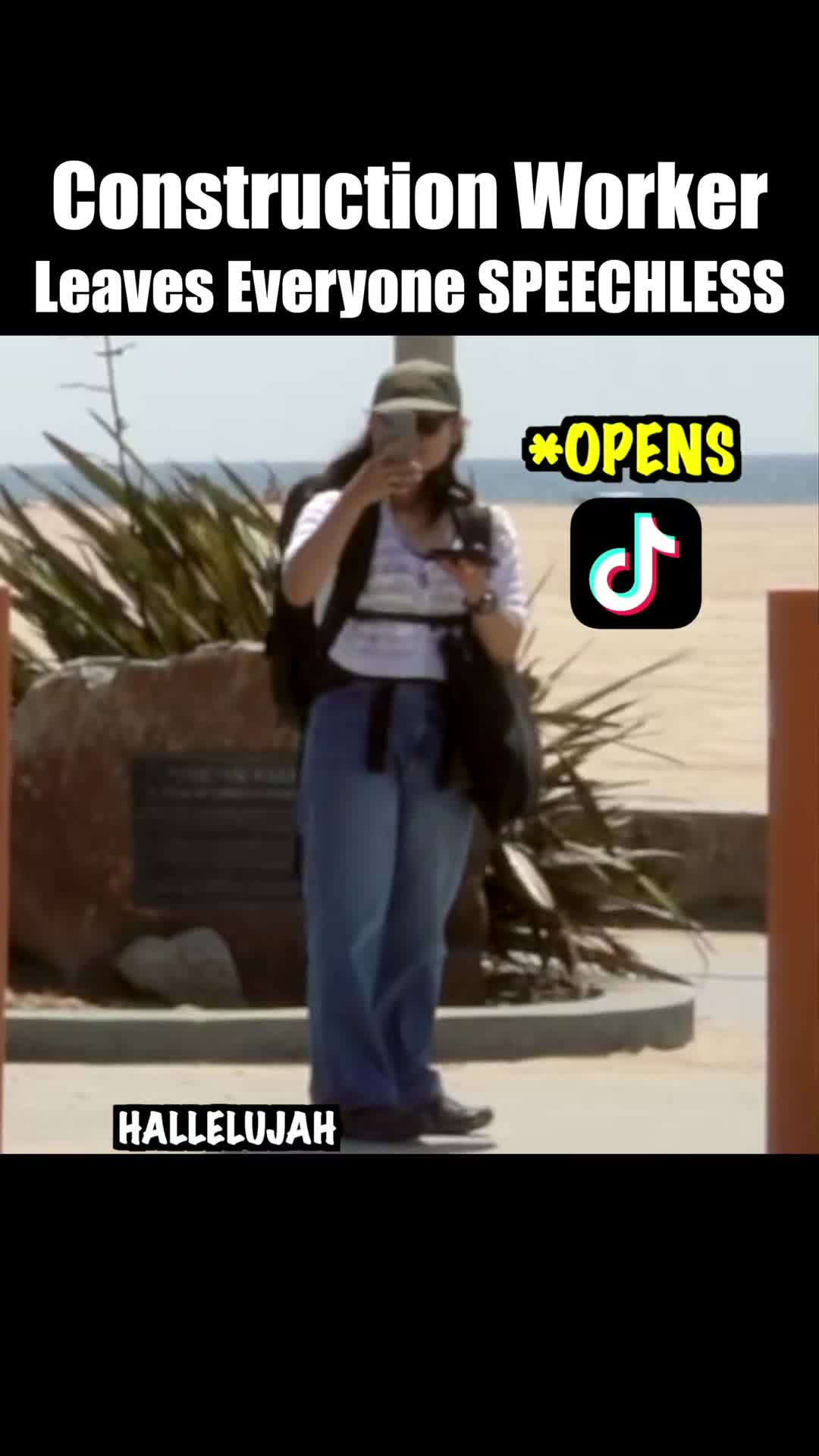 Construction worker leaves everyone speechless