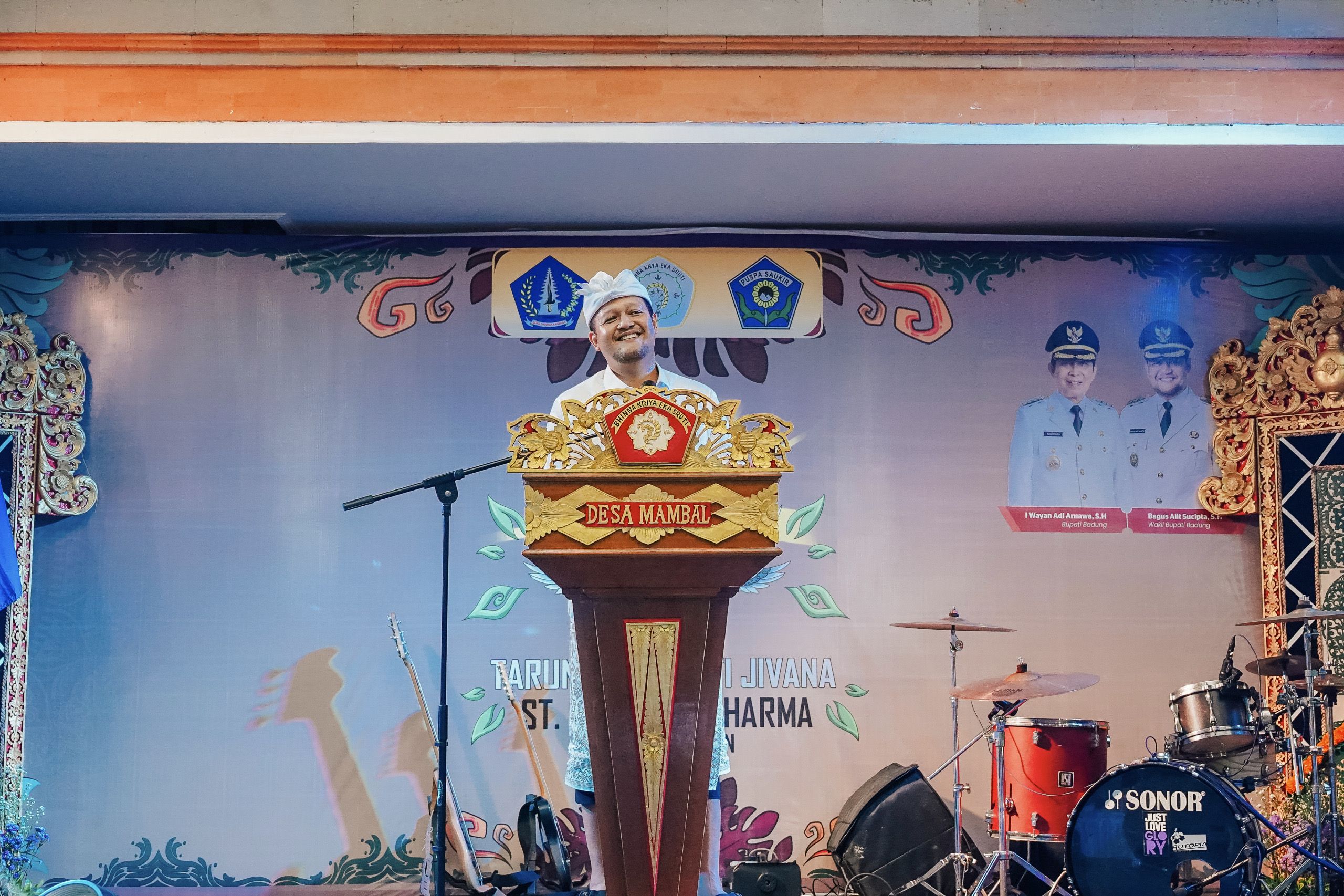 Wabup Badung hadiri puncak HUT ke-67 ST Shantika Dharma Mambal Kajanan