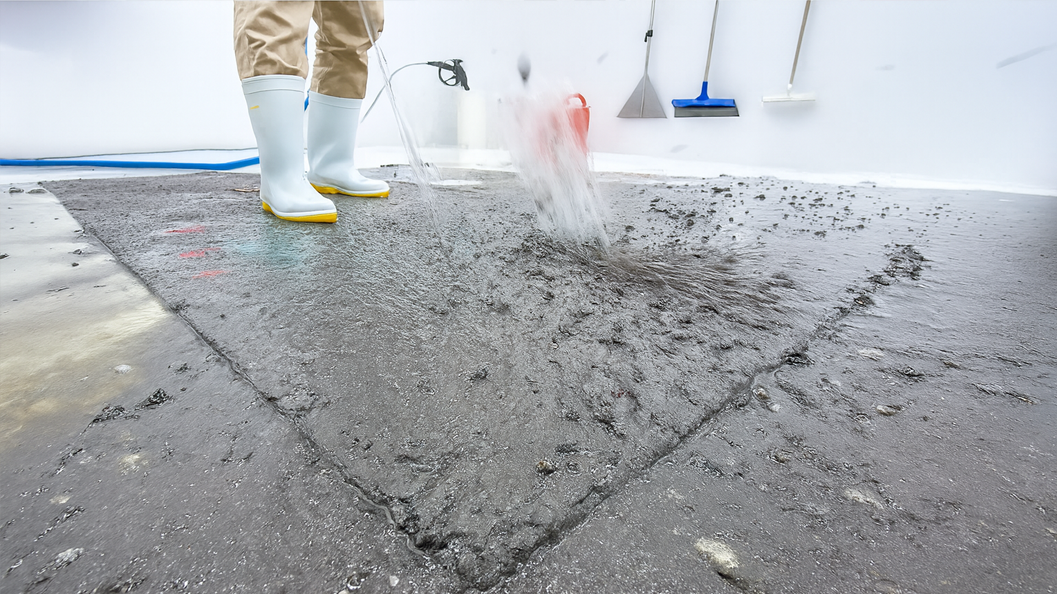 Can this muddy carpet be saved?