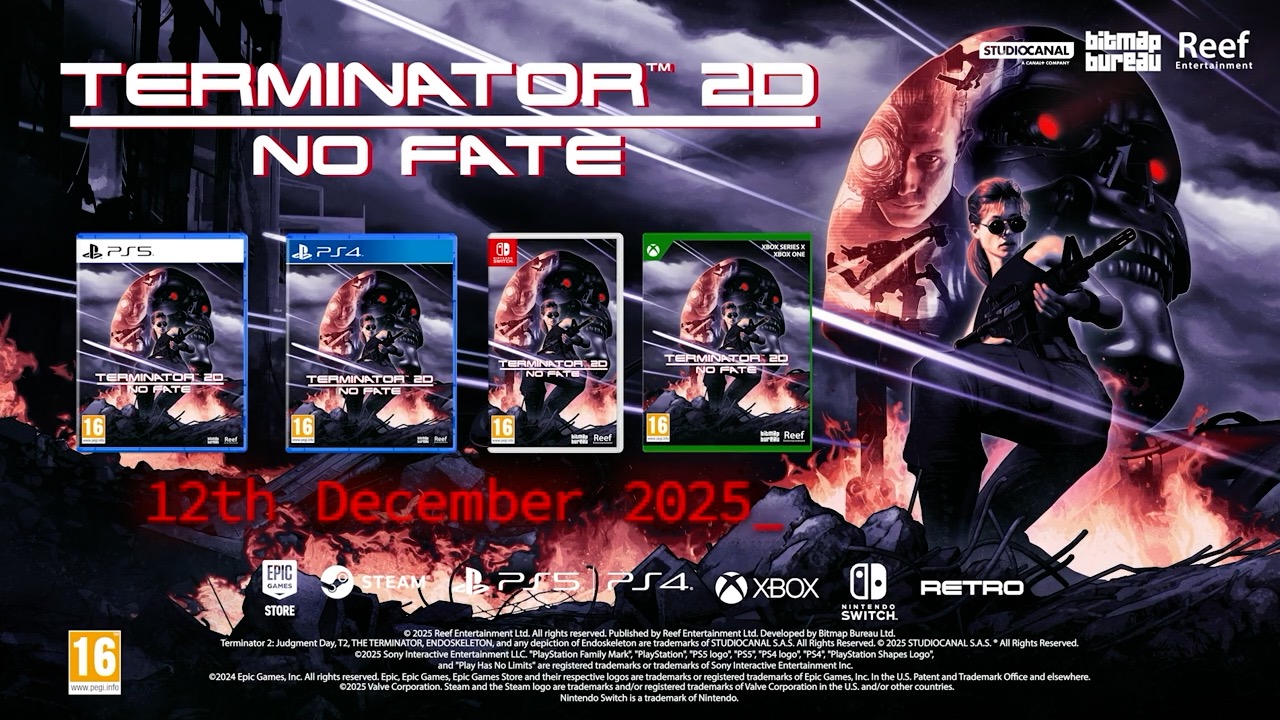 Terminator 2D No Fate official launch trailer