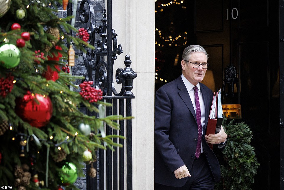 Keir's last Christmas in No10? Voters say Starmer gone within a year