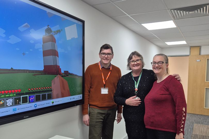 Young ocean lovers are building a virtual world under the sea in Minecraft