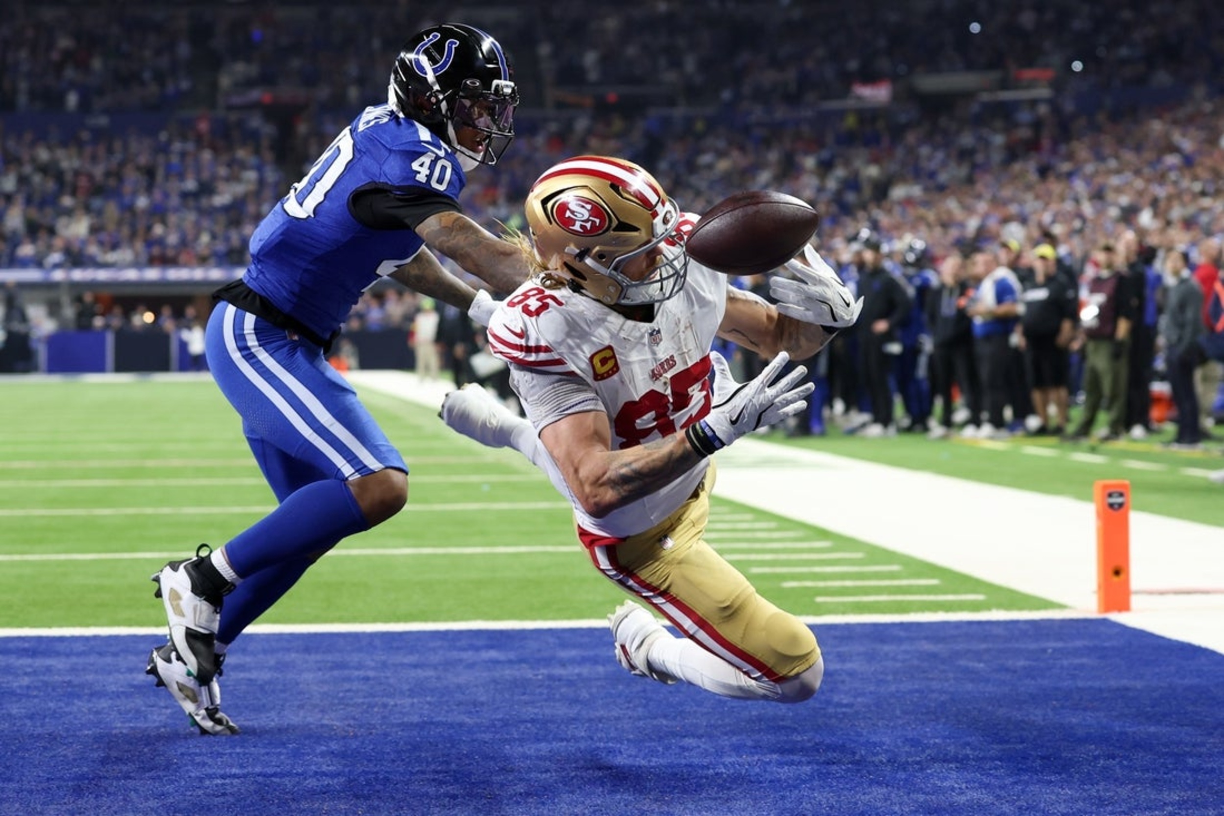49ers TE George Kittle (ankle) likely out against Bears