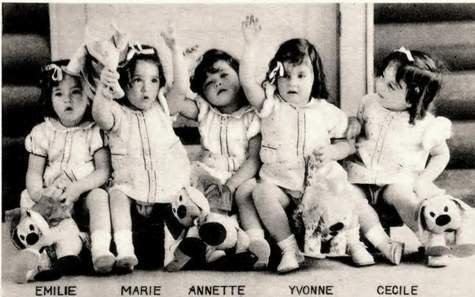 Annette Dionne and her sisters lived childhoods on display