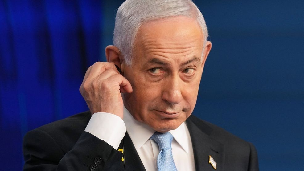 Netanyahu heads to Florida as winter rain floods Gaza camps, worsening ...