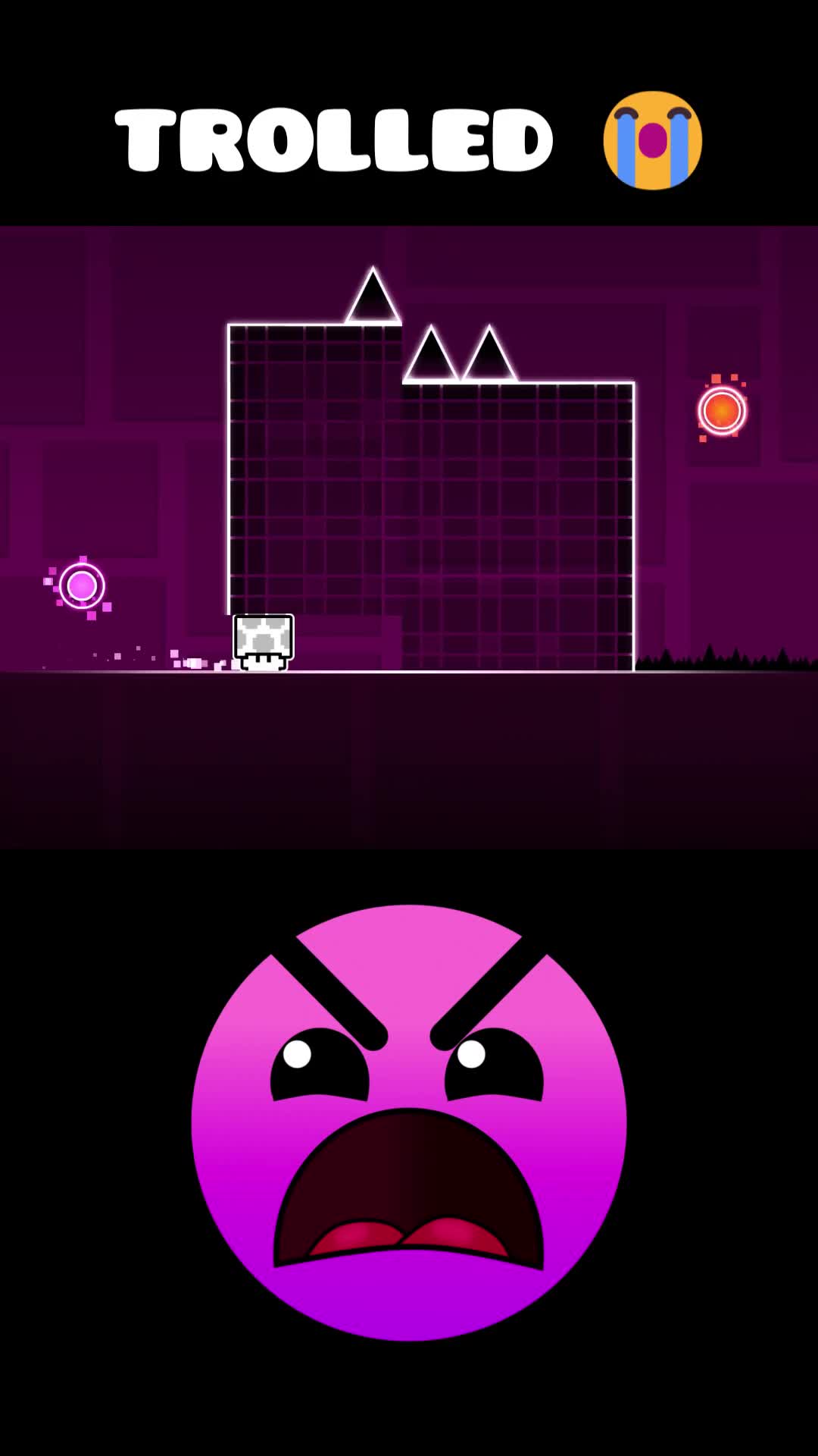 Geometry Dash trolled me so hard 😅 #geometrydash #fails