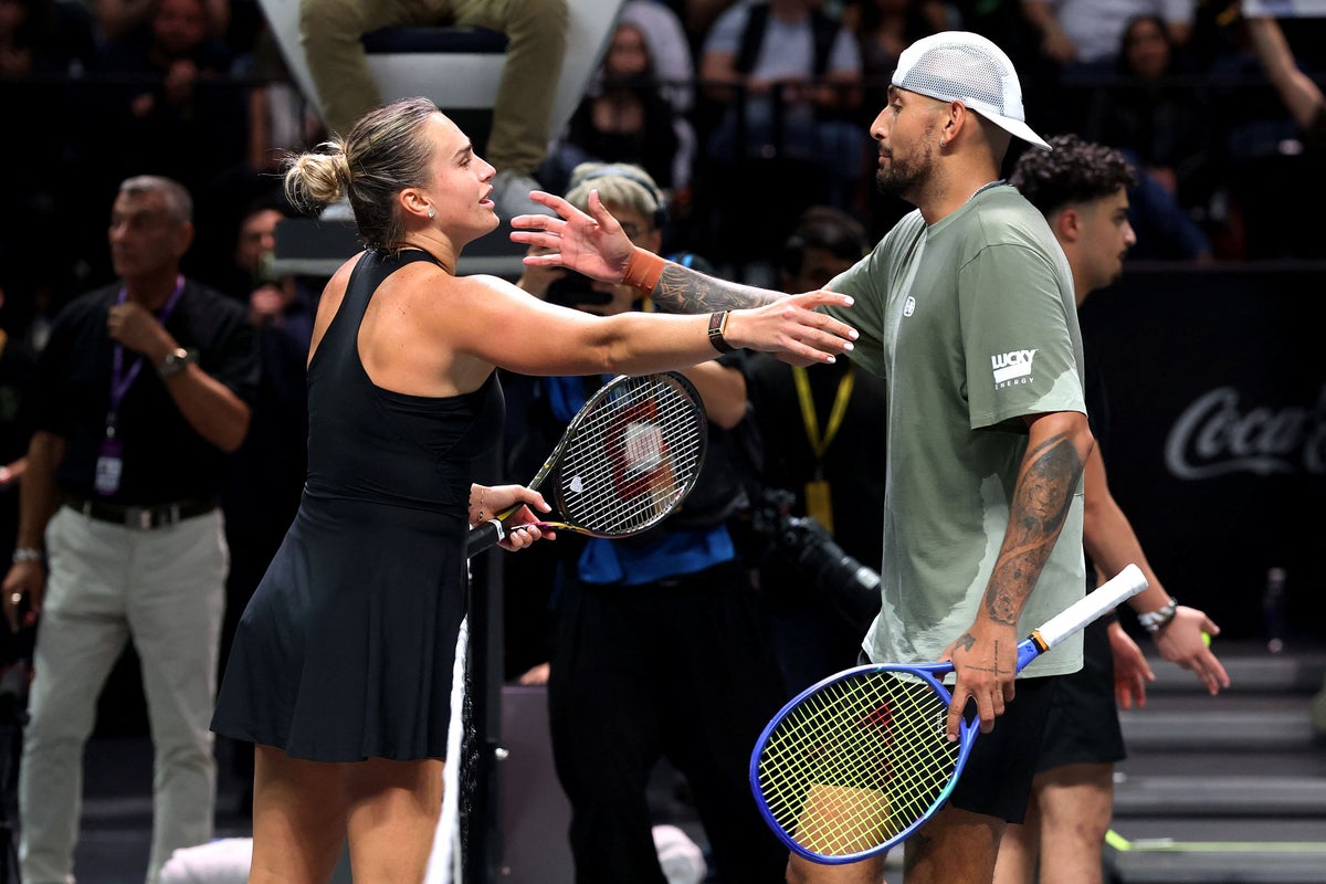 Kyrgios defeats Sabalenka to win controversial 'Battle of the Sexes'