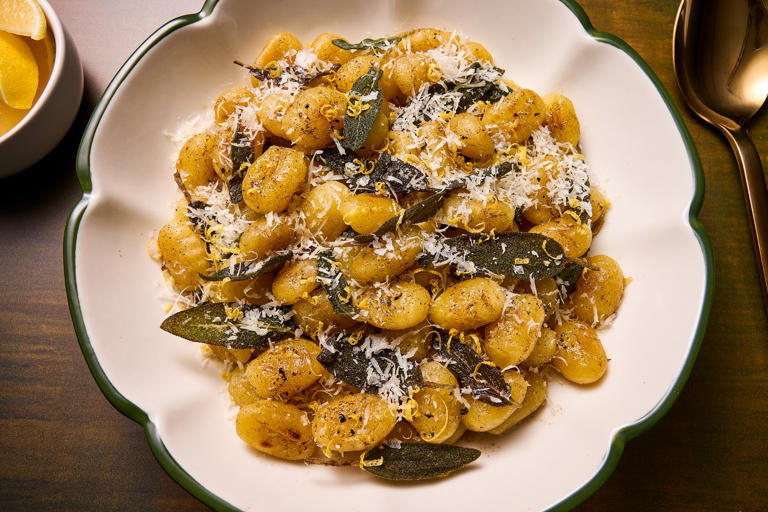 Gnocchi with brown butter and fried sage is a 20-minute meal with flair