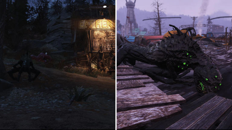 Snallygaster locations in Fallout 76